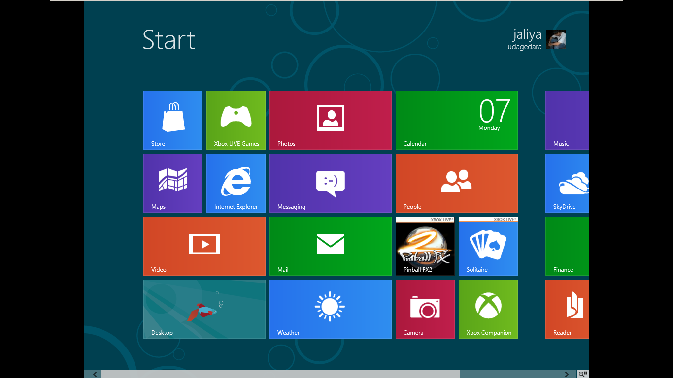 Jaliya's Blog: Installed Windows 8 Consumer Preview