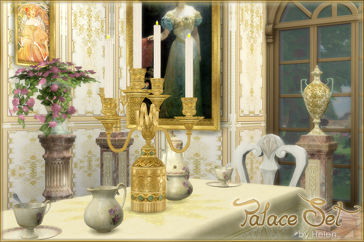 Helen-sims: TS4 Palace Set