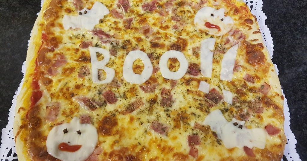 La cocina de Pssssss: PIZZA BOO DE JAMON DULCE Y QUESO EN THERMOMIX