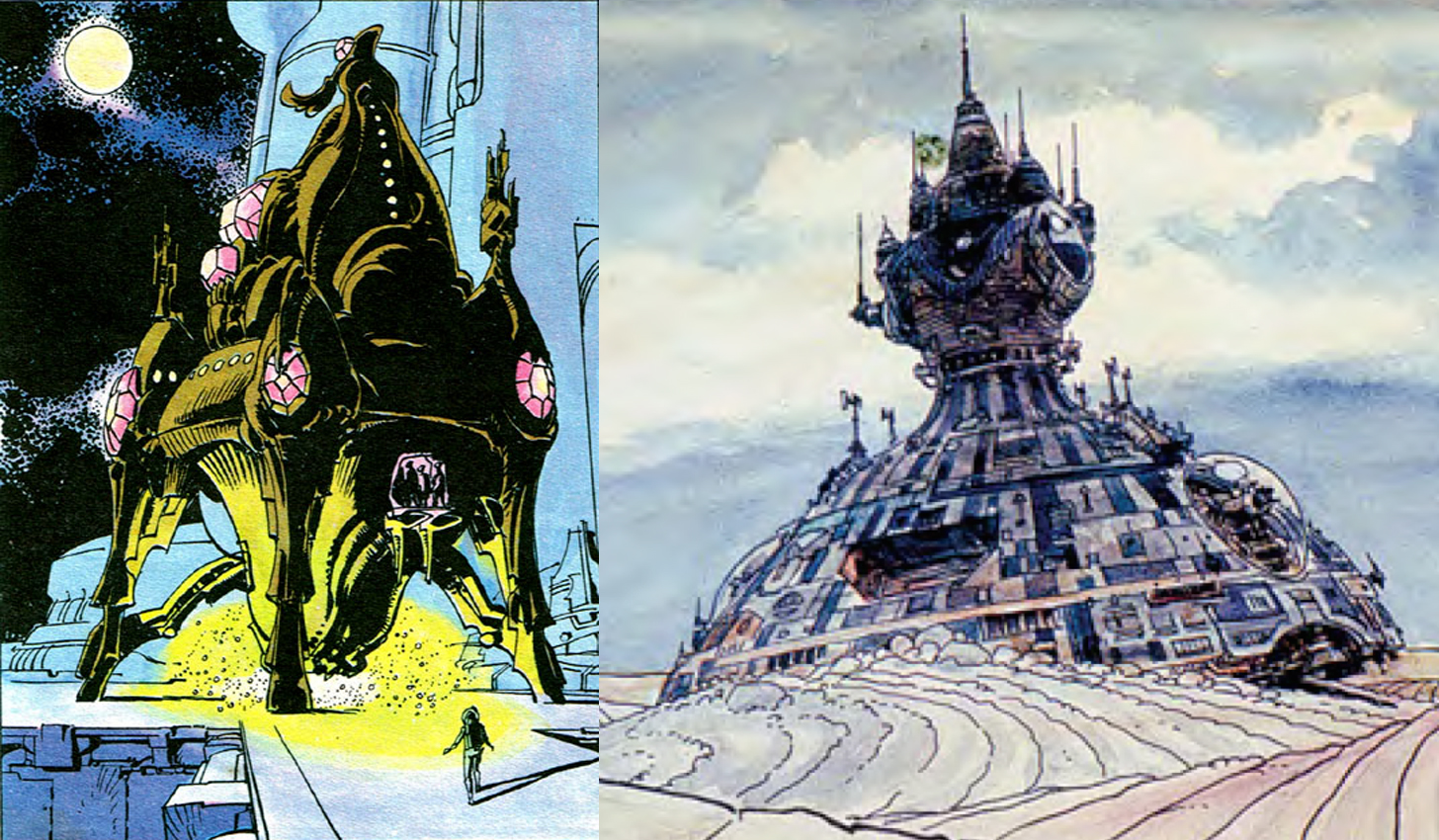 Alien Explorations: Alien : Moebius' derelict ship exterior