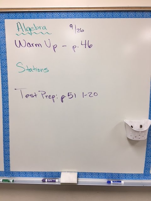 Miss Grandbois' Math Class