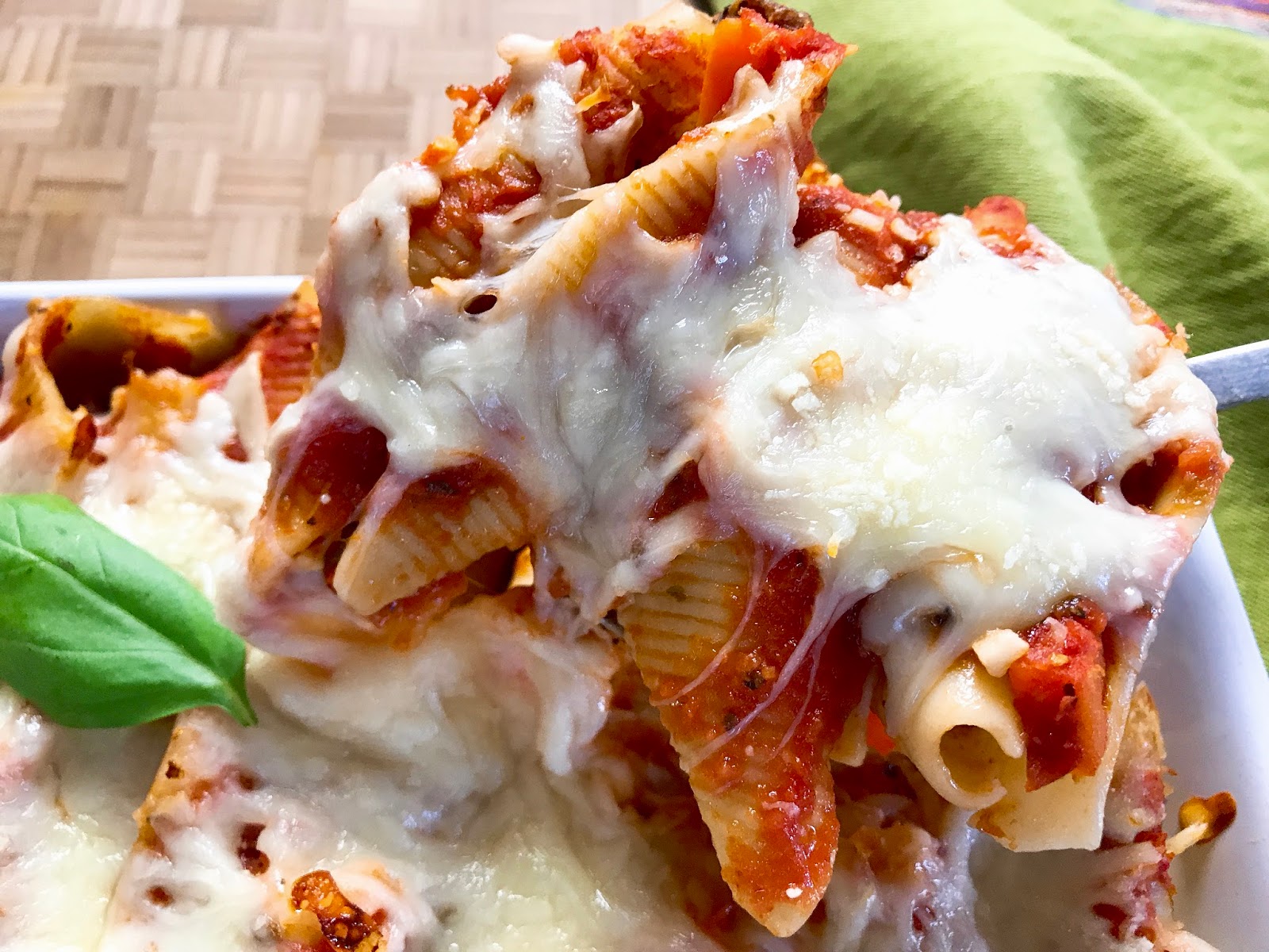 Meaty Stuffed Shells (with Carrots!)
