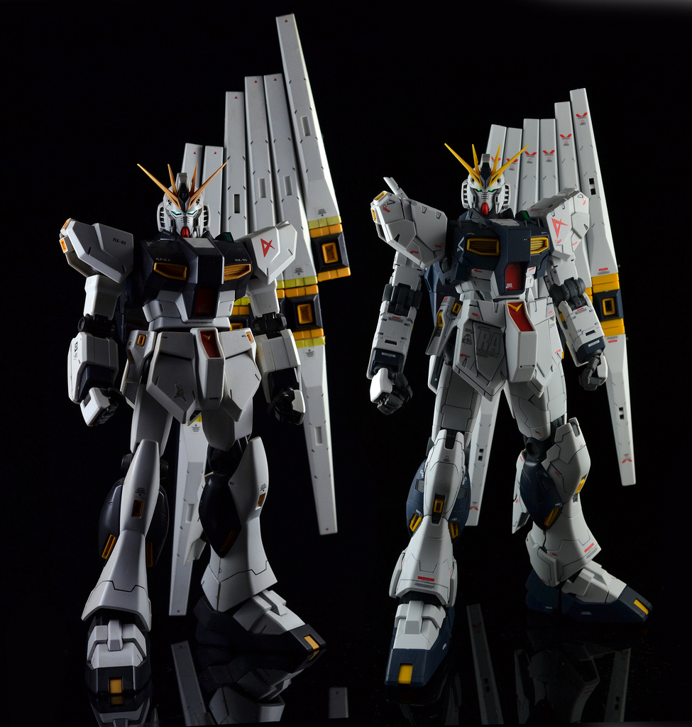GUNDAM GUY: MG RX 93 Nu Gundam & MG Nu Gundam Ver. Ka Comparison Images