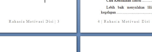 Cara Membuat Halaman, Header dan Footer Format Buku - Literasi.net