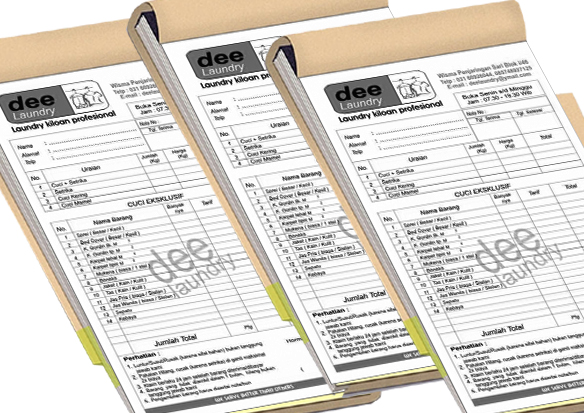 Cetak Nota 1/3 Folio ( 10 x 21 ) 1 warna | Cetak Nota, Surat Jalan, Kop ...