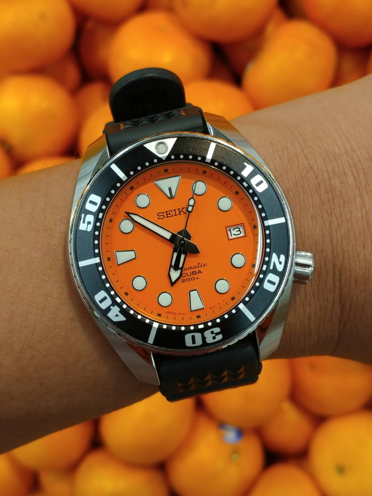 BaLa - BaLa: FOR SALE : SEIKO SBDC005 "SUMO ORANGE" - FULL SET & VERY ...