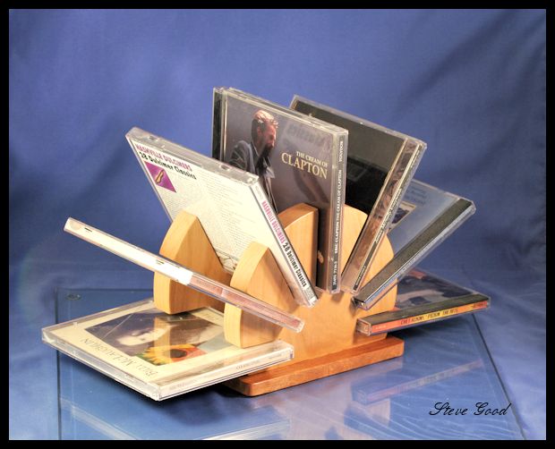 Scrollsaw Workshop: Desktop CD Holder Scroll Saw Pattern.