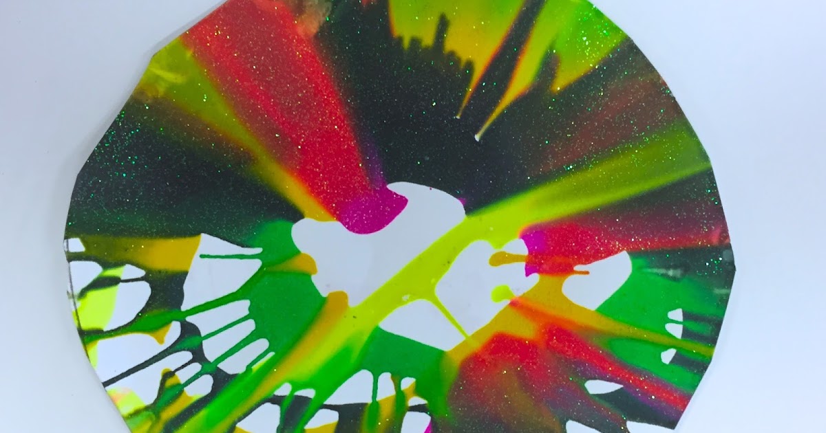 Use Your Coloured Pencils: Spin Paintings