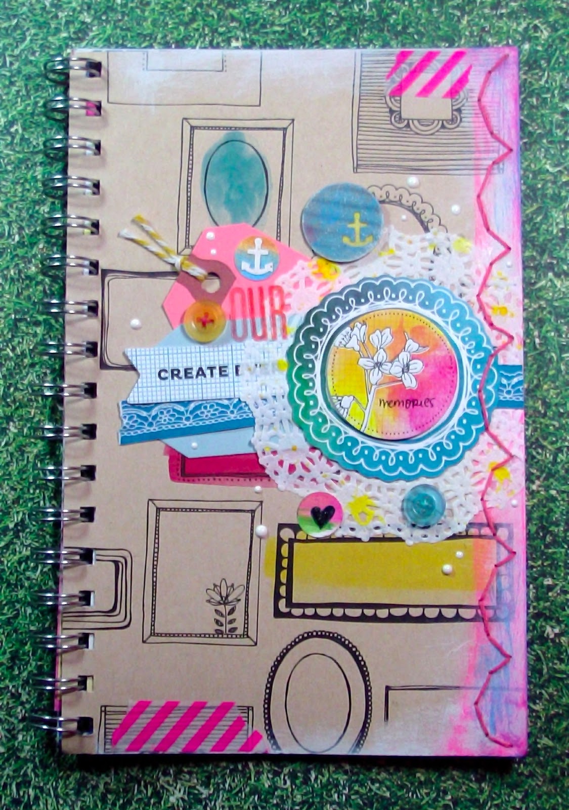 *Creative Haven for paper artist*: DIY Day Book Album Cover