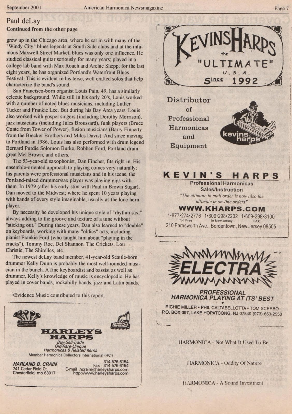 Blues Harmonica Heaven: Paul Delay - Portrait & CD Review