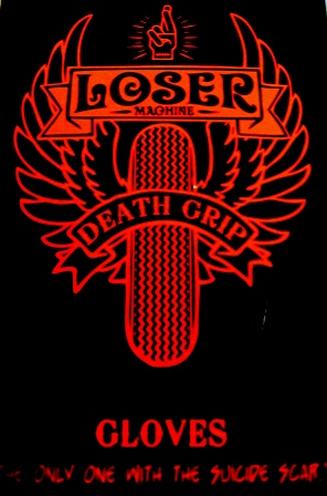 MOTOMO: Loser Machine Death Grip Glove and T-Shirts