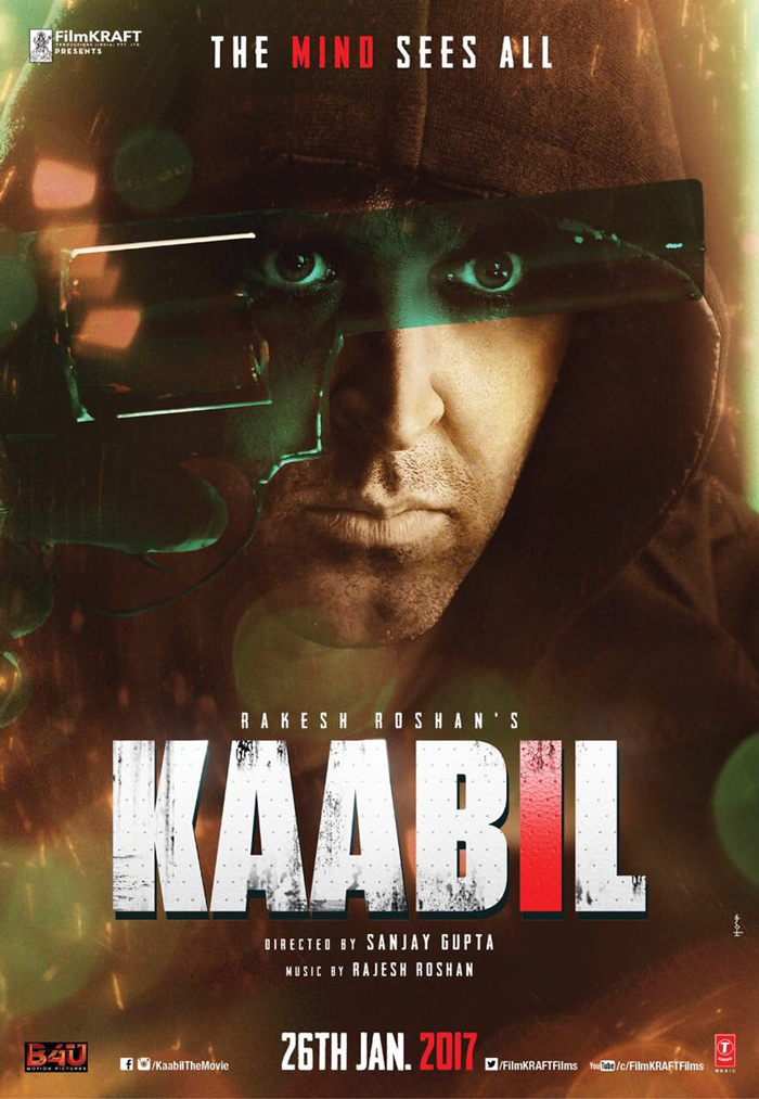 Trailer y cartelitos de Kaabil - El Encanto de Bollywood
