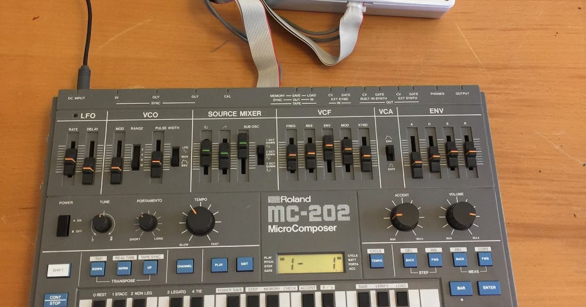 MATRIXSYNTH: Roland MC-202 Analog Synth and Sequencer Analogue ...