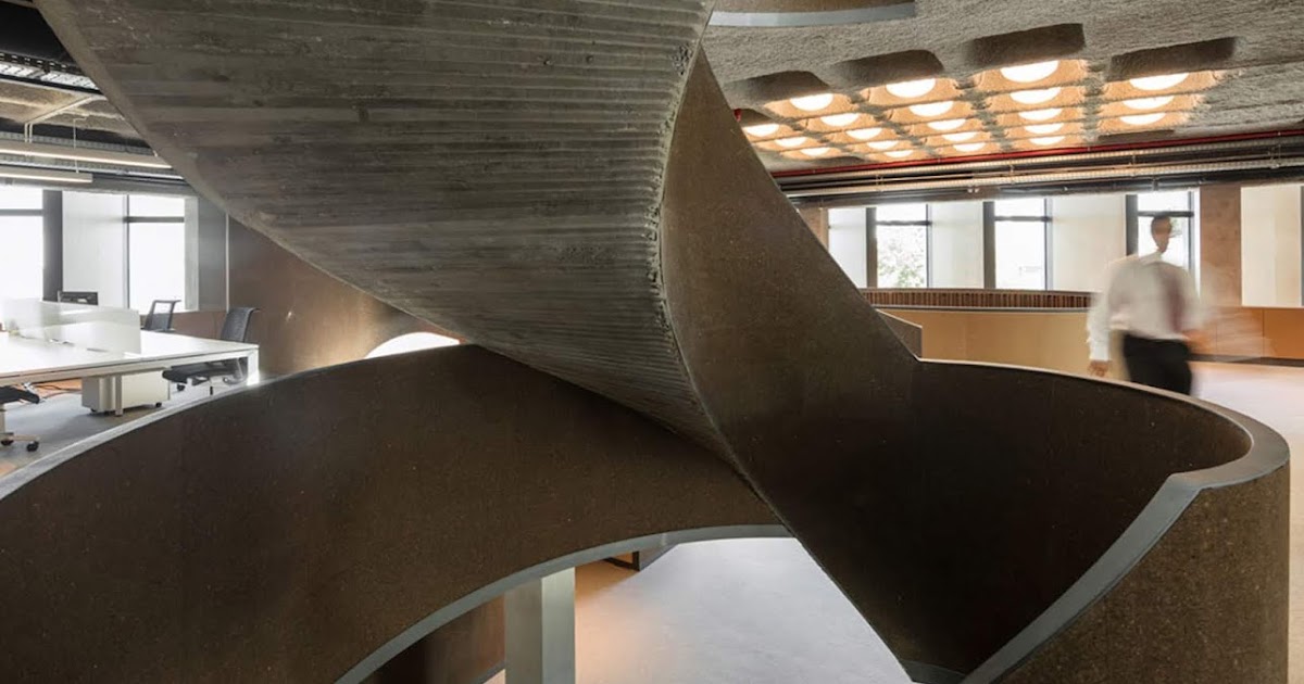 PRANCHETA DE ARQUITETO: ESCADA: GS1 HEADQUARTERS, LISBOA