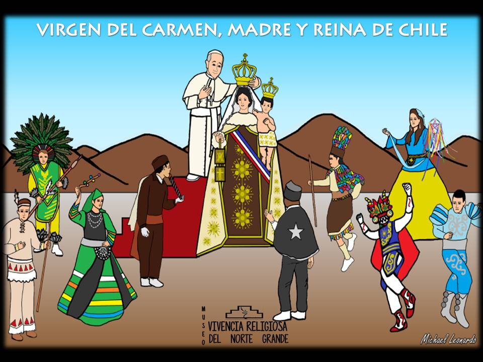 Virgen del Carmen de la Tirana, muéstranos a Jesús