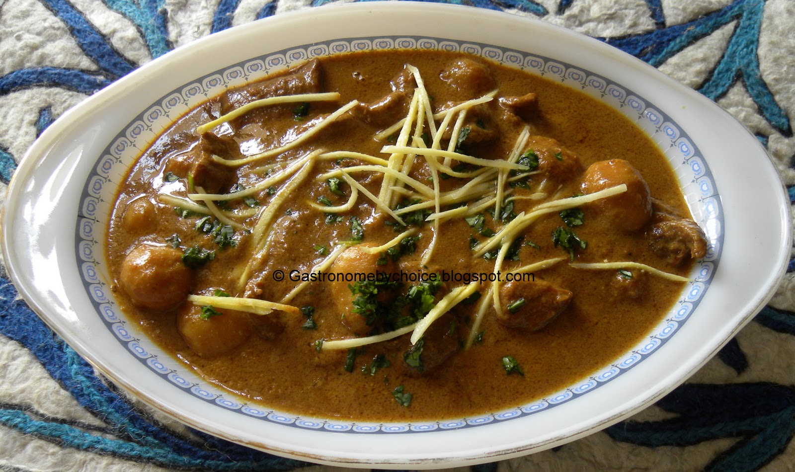 Jewels from Avadh (Part 3) - Aloo Gosht Ka Saalan (Mutton & Potato ...