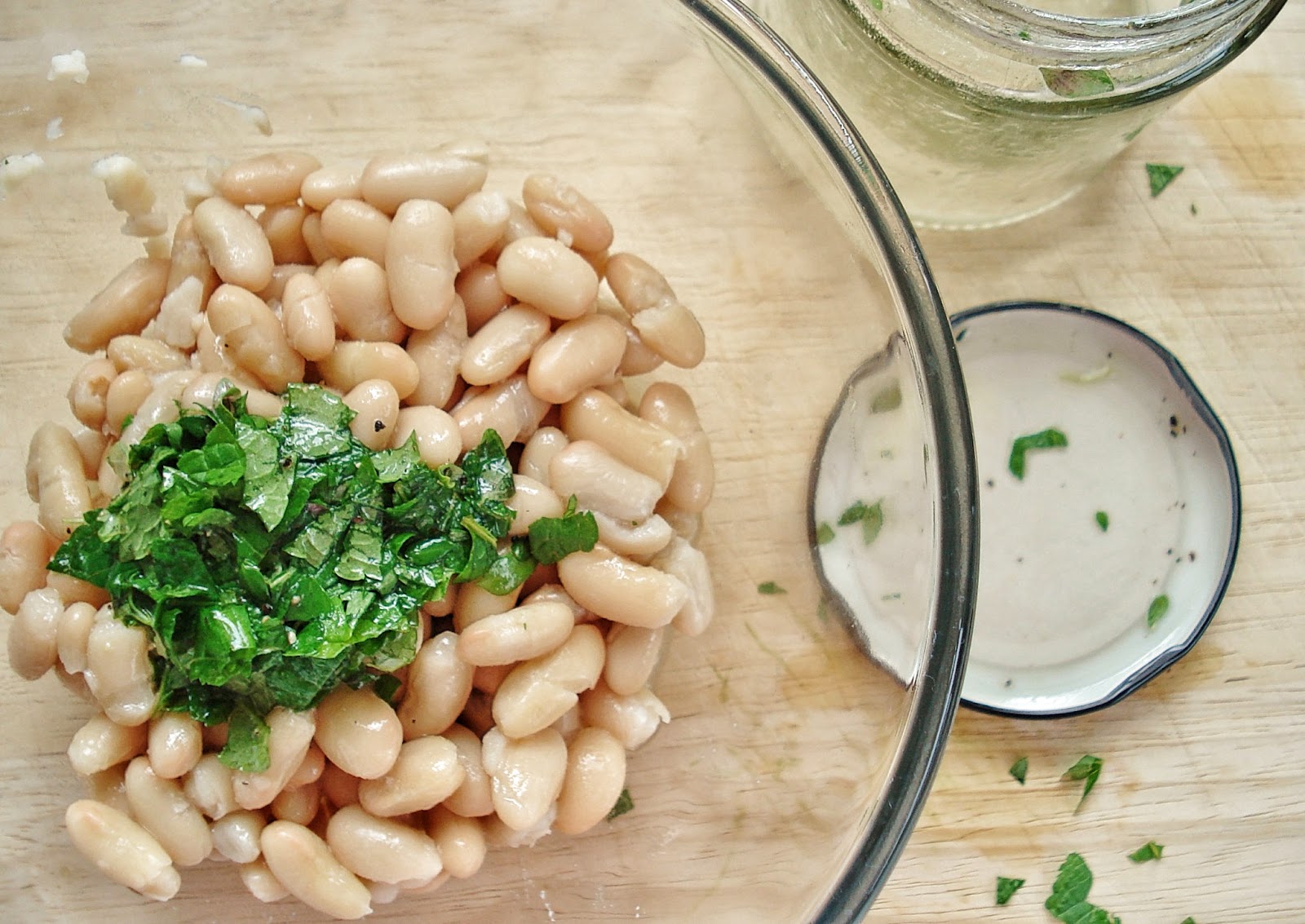 Cucumber, Bean, Mint & Apple Salad with Roasted Hazelnuts GF SCD ...