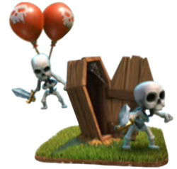 Clash Of Clans: Karakter Skeleton Trap COC