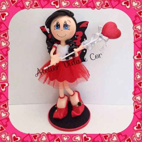 Atelier Vida e Cor: Fada do Amor em EVA