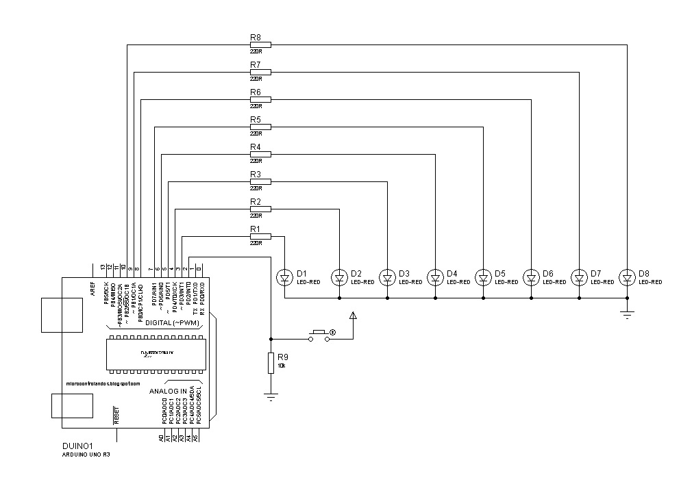 [Simulasi Arduino] Membuat Variasi Running Led dengan Interrupt ...
