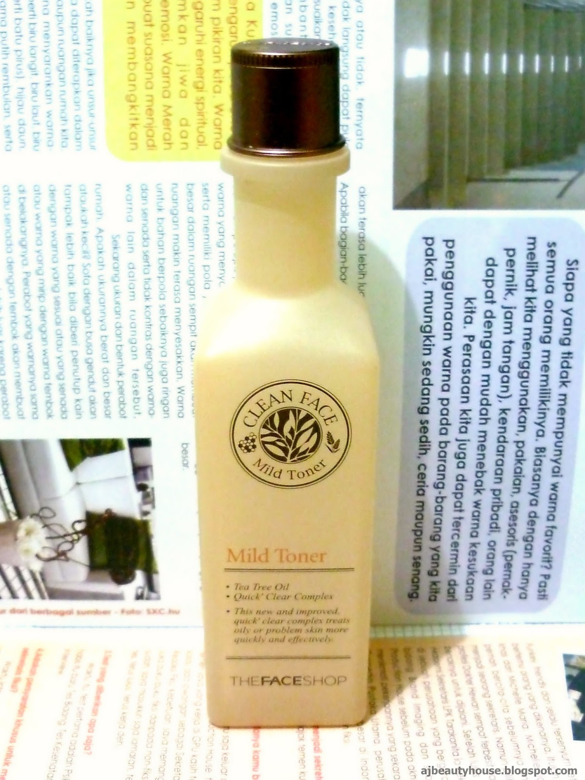 AJ Beauty House: The Faceshop Clean Face Mild Toner and Lotion