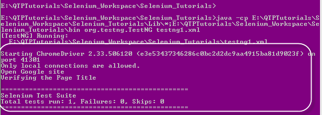 Run Selenium Webdriver Scripts Using Command Line run-selenium-webdriver-scripts-using-command-line