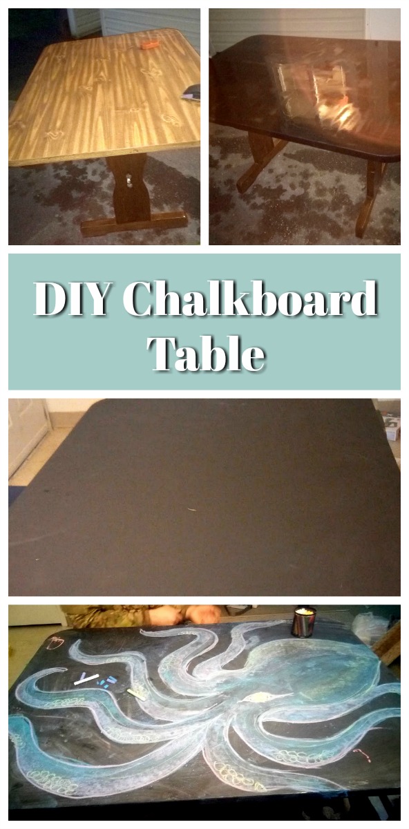Reviews, Chews & How-Tos: DIY Chalkboard Table