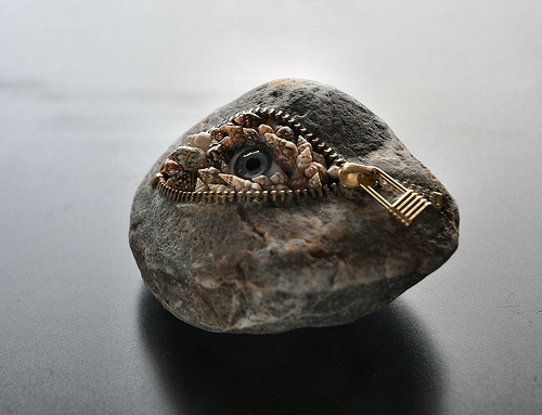 Joshua Howe: Laughing Stone and Zippered Rocks from Hirotoshi Ito