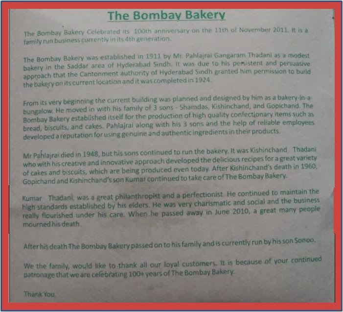 footsteps: The Bombay Bakery - The Shop in a Bungalow.