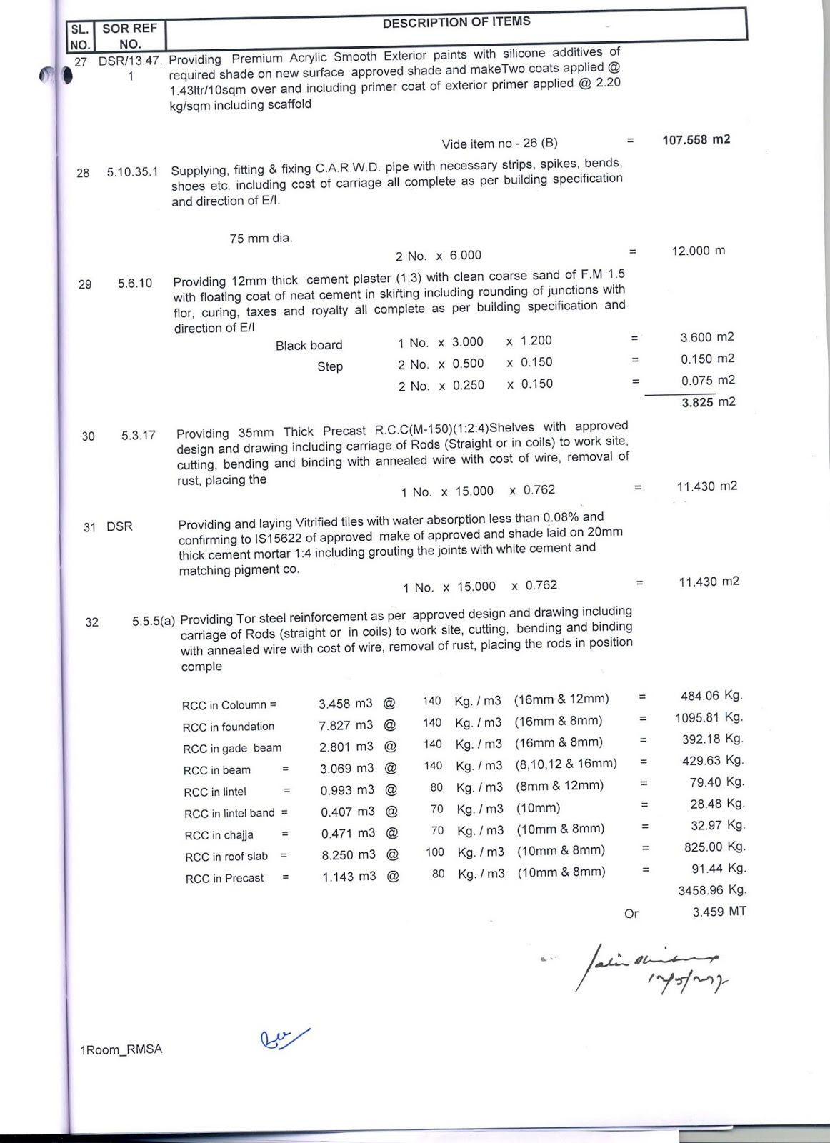 Jharkhand Secondary Education Project, Ranchi: Detailed Estimate for ...