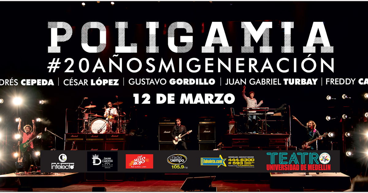 Proegresados: RECUENTRO DE LA BANDA POLIGAMÍA CON ANDRÉS CEPEDA EN EL ...