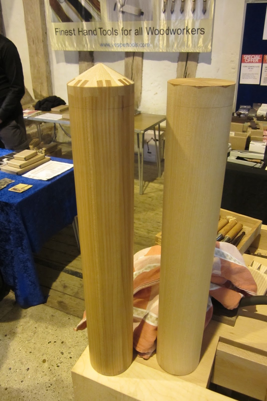 David Barron Furniture: European Woodworking Show , Day 1