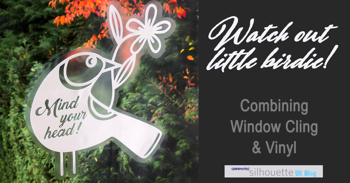 Crafting Quine: Bird Deterrent Window Cling