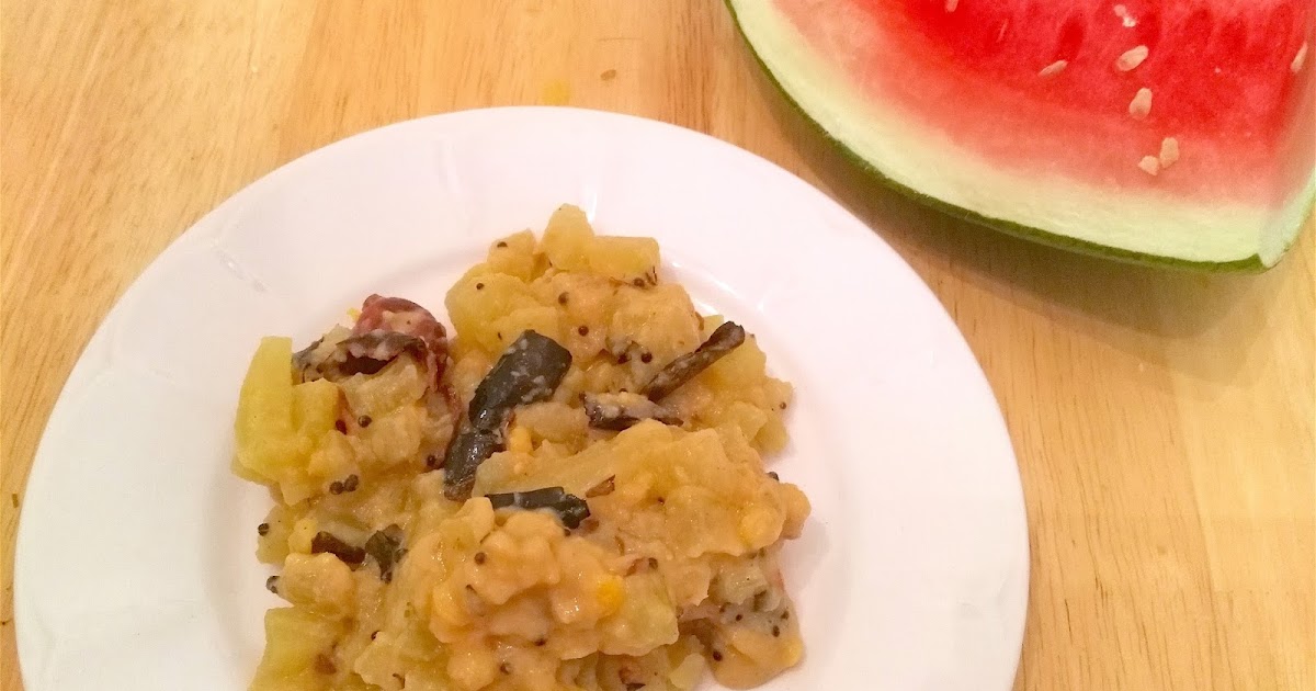 Watermelon rind curry