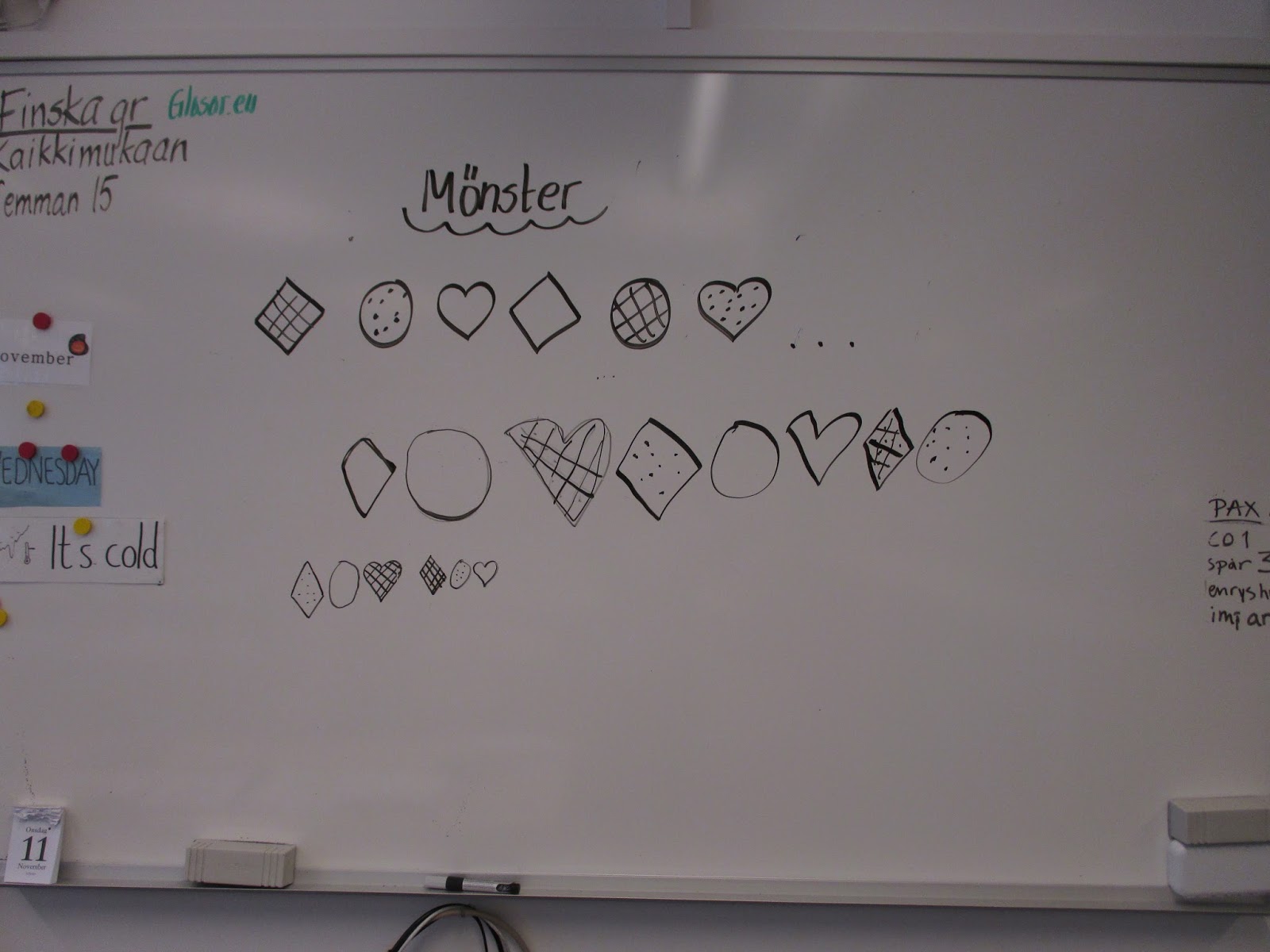 NRS åk 5 2015/2016: Trappor, sluten krets, återkommande mönster