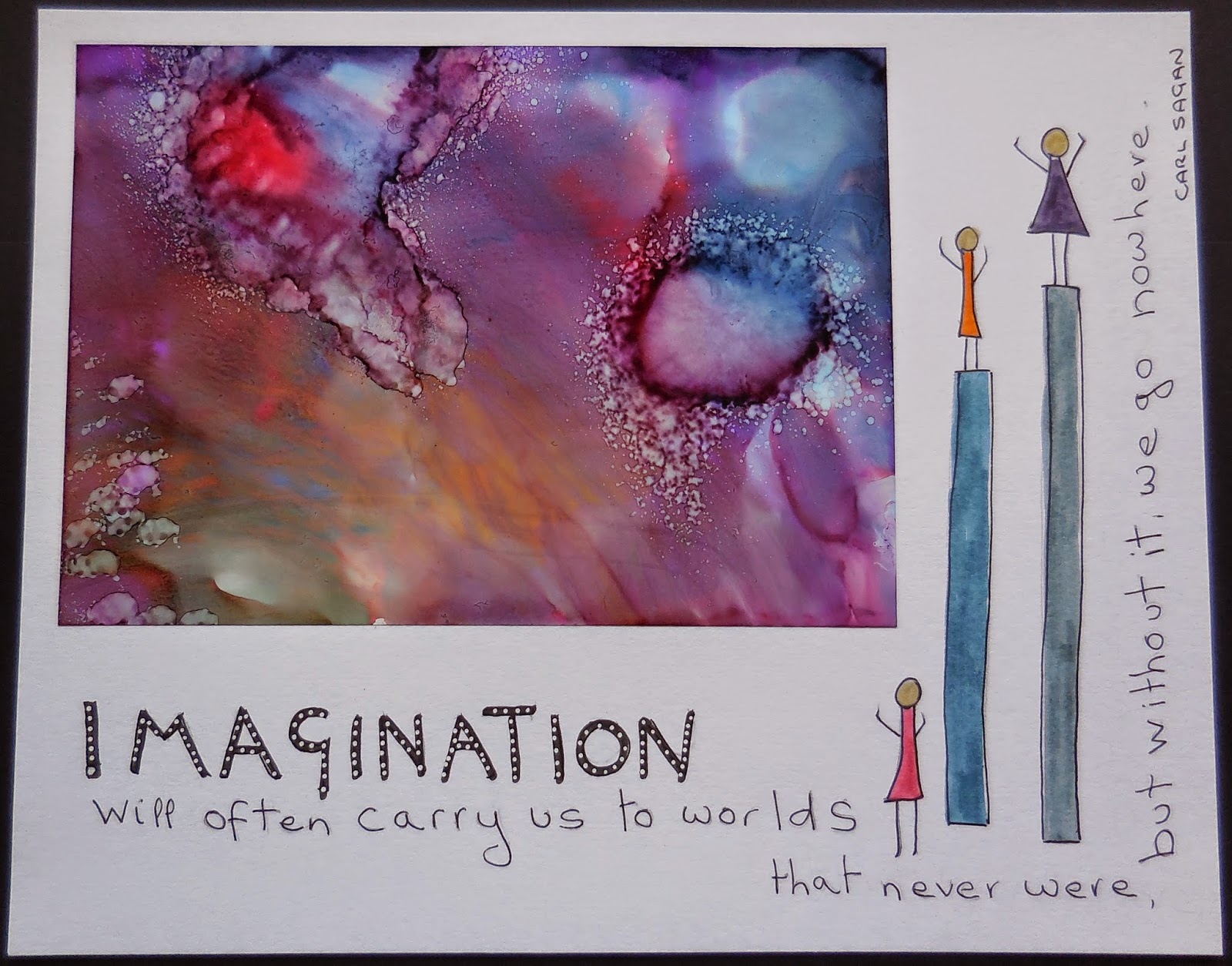 Ink, Paint & Me: Let your IMAGINATION fly