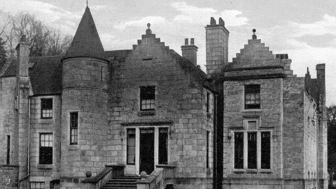 Tour Scotland: Old Photograph Learney House Torphins Scotland