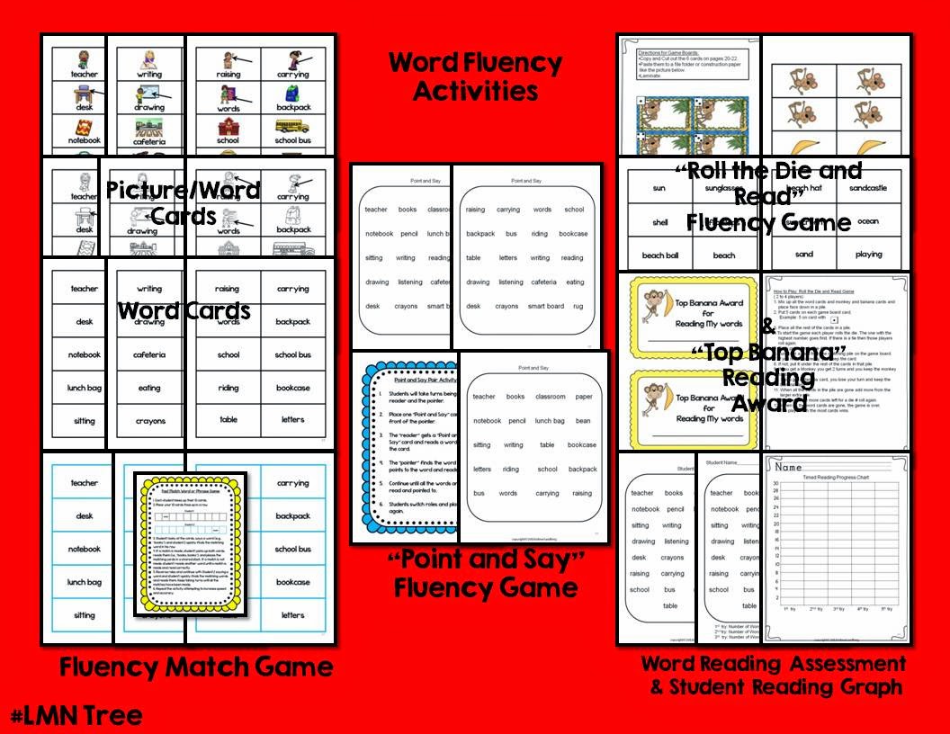 LMN Tree: Building Fluency: Tips, Strategies, Activities, and Freebies