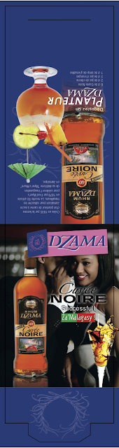 Rhums Dzama : affiches et PLV produits | PK Designer graphique : studio ...