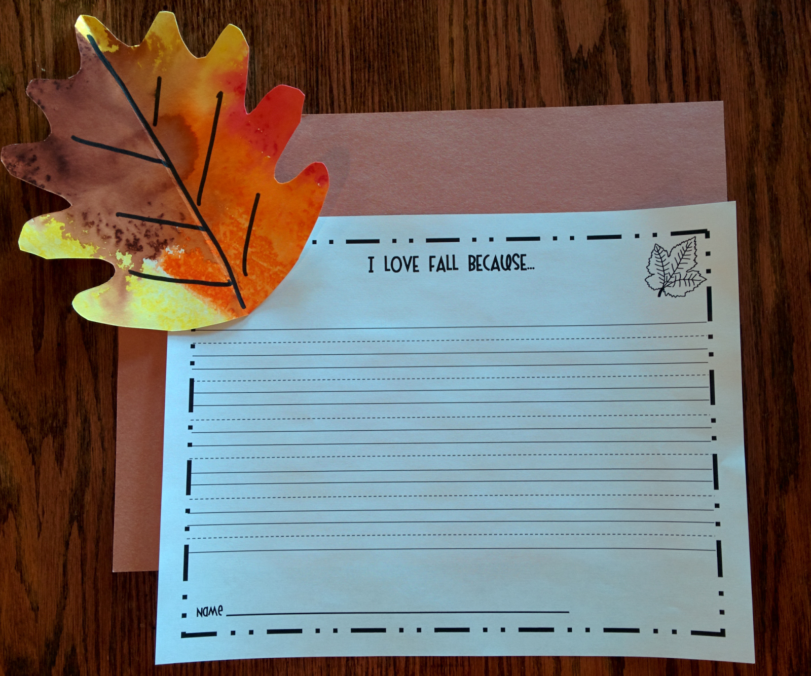 Granny Goes to School: Super Easy Fall Leaf Art Activity