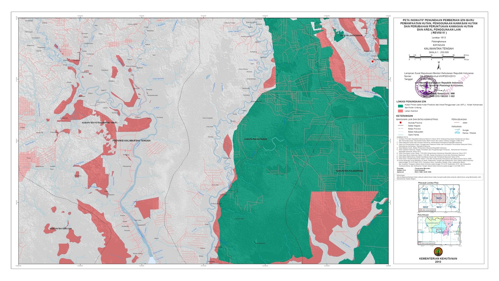 Berita Kotawaringin Timur Dan Katingan Kalimantan Tengah: Peta PIPIB ...