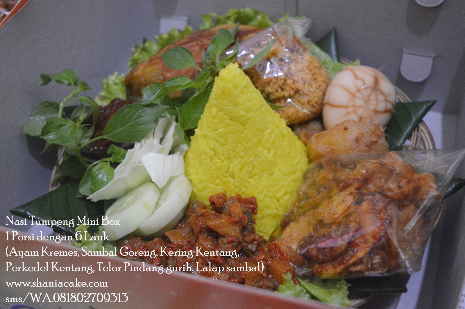 [Tumpeng Jogja] Nasi Tumpeng Mini Box Pak Fari Jogja | Home Made Cake ...