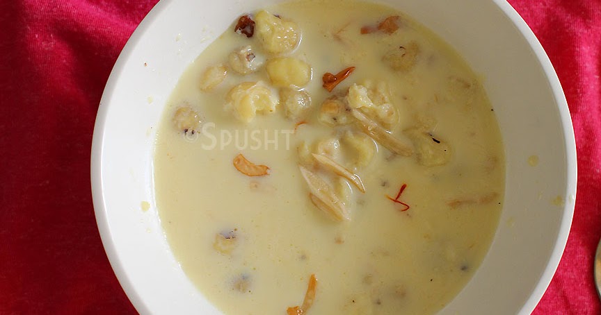 Spusht: phool makhana kheer recipe | indian sweets | indian dessert recipes
