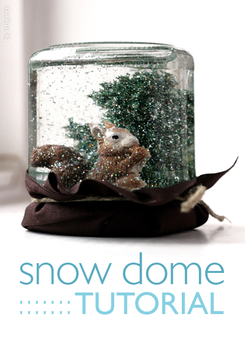 do-it-yourself: snow domes - a tutorial | artsy ants