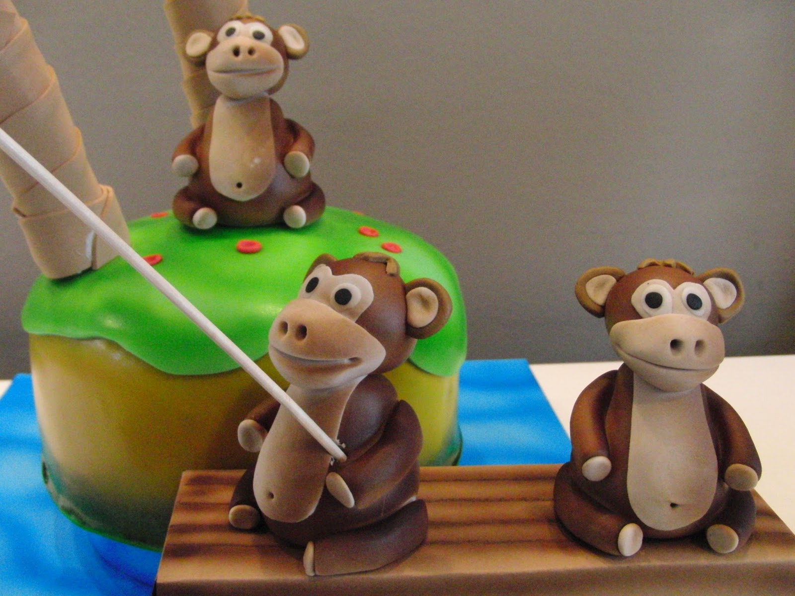 BarretoCAKES: Pastel isla de monos