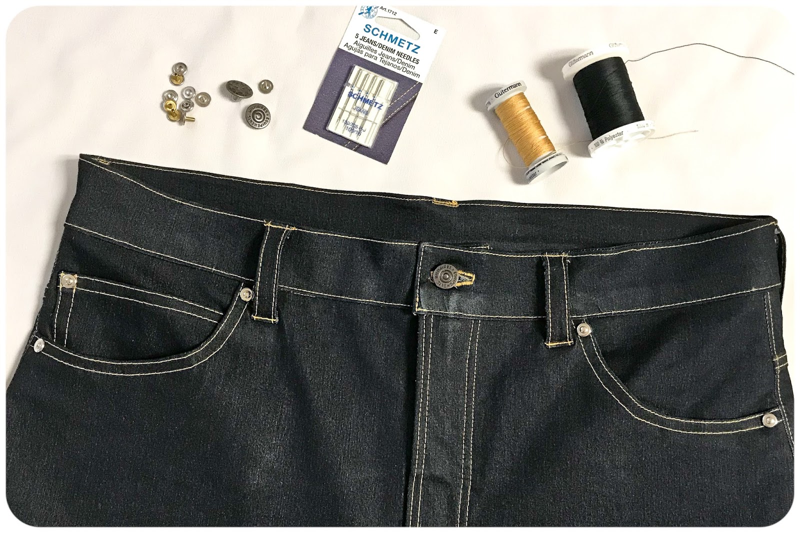 Sew Jeans with a 3-Thread Overlock + Chain Stitch Tutorial! | Erica ...