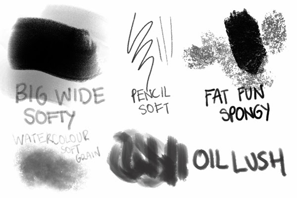 Brianne Burnell: Illustration: MY FAVOURITE BRUSHES FROM KYLE'S DRAWING BOX