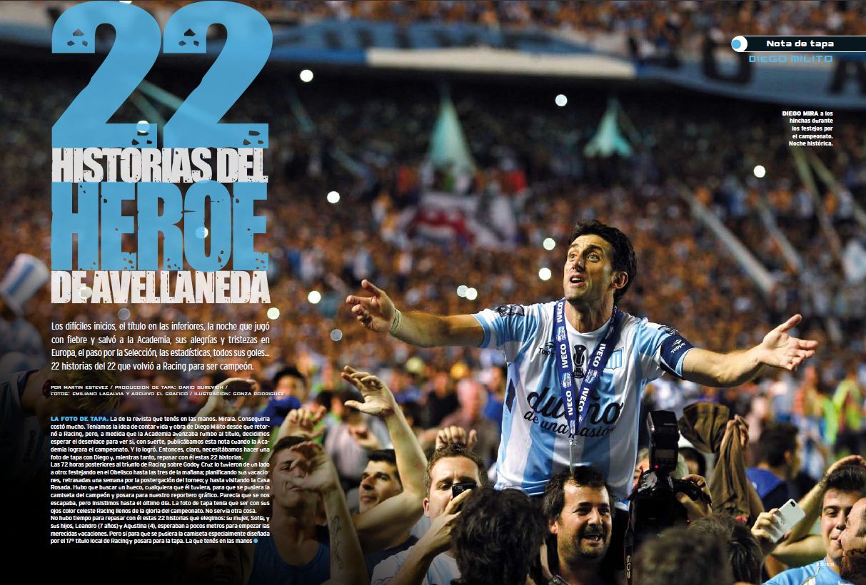 Derrota digna: Diego Milito - 22 historias del héroe de Avellaneda