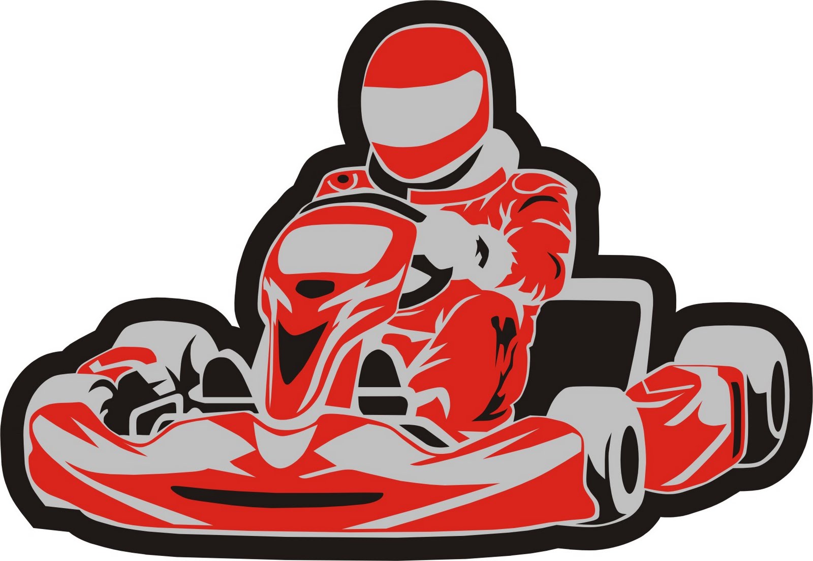 STICKRENZ: Gokart Sticker