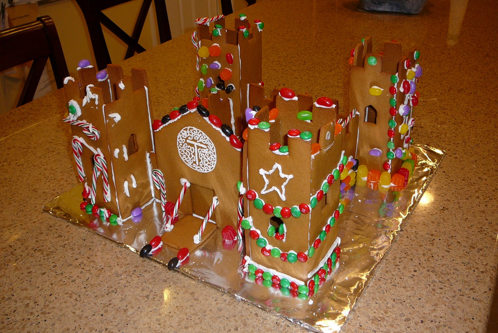 Rise and Bake!: Stained Glass Gingerbread Church